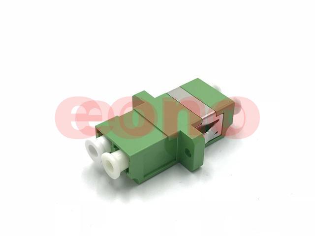 LC Singlemode APC Duplex Coupler (Green) - Eono - Fiber Optic Product ...